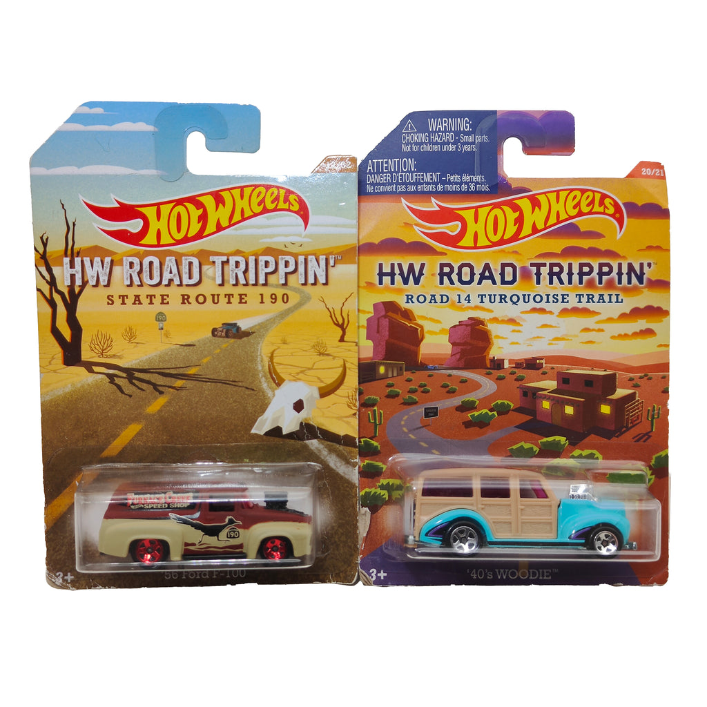 Hot Wheels Road Trippin Bundle 56 Ford F100 40s Woodie Bundle – Uncanny ...